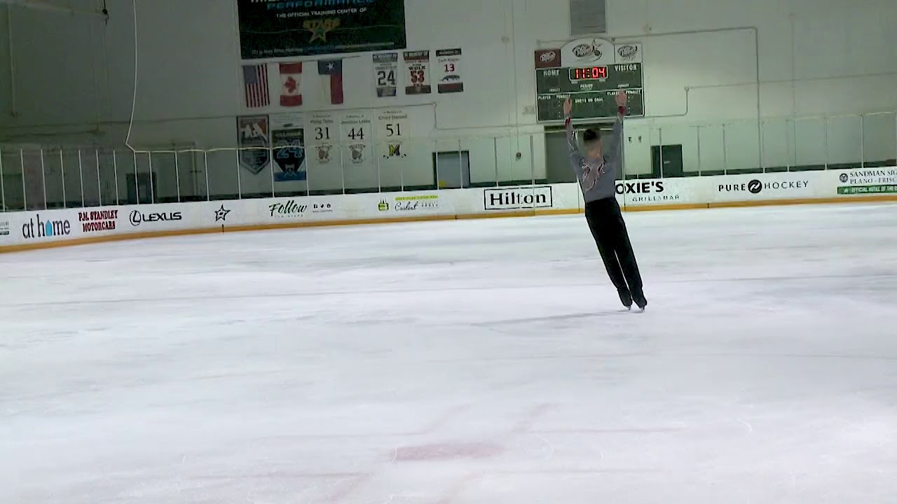 Justin Wichmann - 2019 Cannon Open Senior Freeskate - YouTube