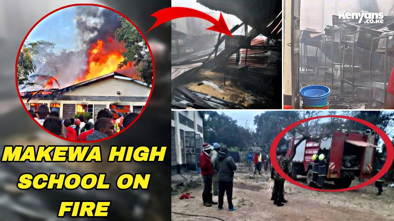 MASSIVE FIRE DESTROYS DORMITORY AT FR MAKEWA HIGH SCHOOL IN YATTA ...