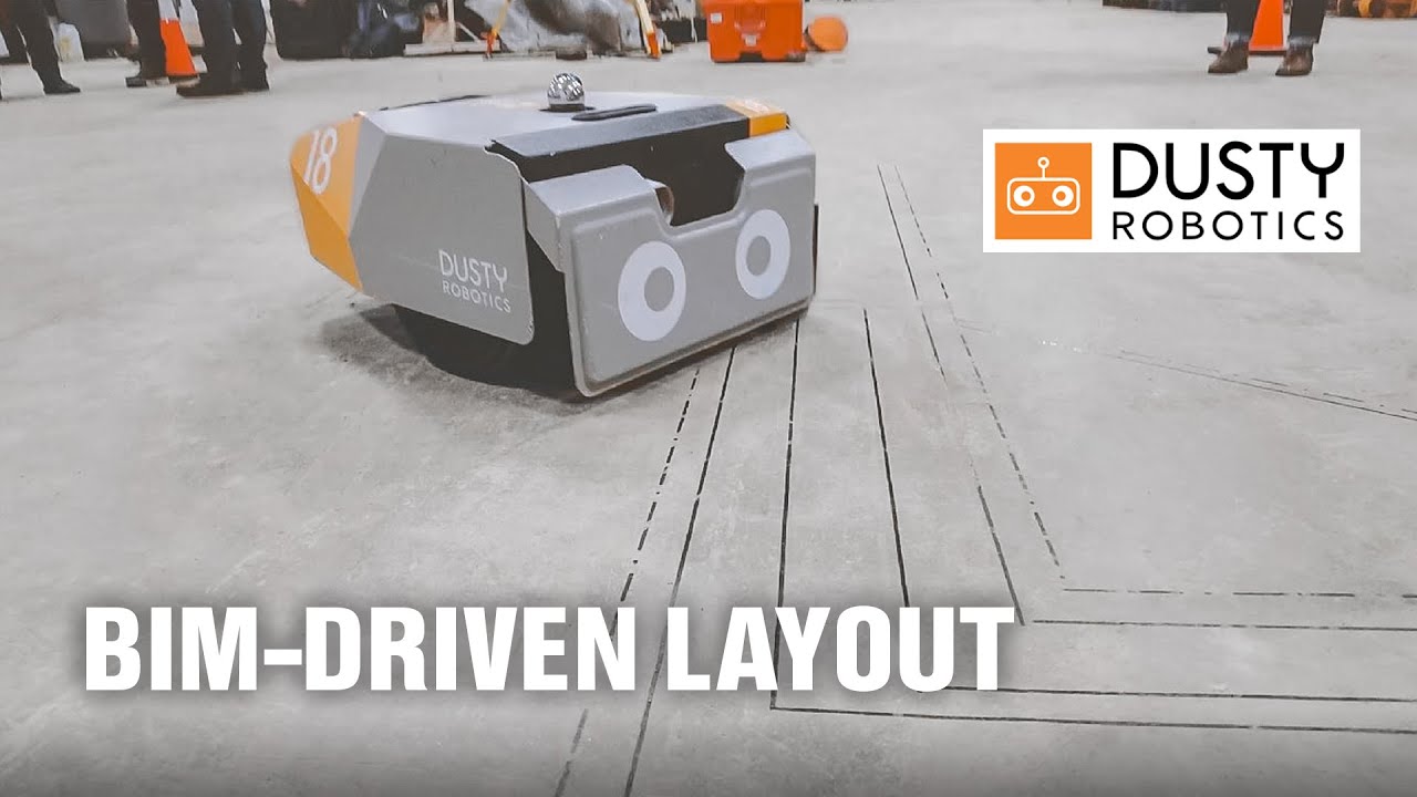 Nicholson Hosts Robotic Layout Demonstration | Dusty Robotics - YouTube
