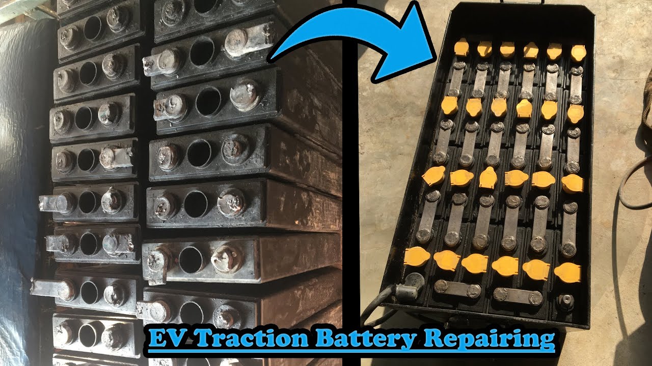 EV Traction Battery Complete Repairing #automobile #tractionbattery # ...