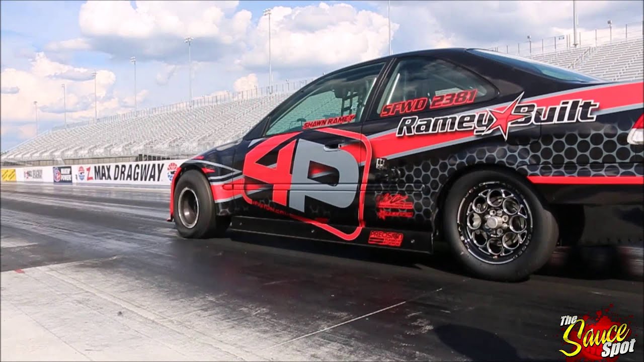 Ramey Built SFWD Turbo Honda Civic Debut at Zmax 2015 - YouTube