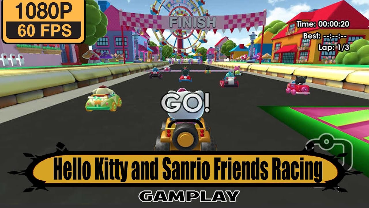 Hello Kitty and Sanrio Friends Racing gameplay walkthrough - YouTube
