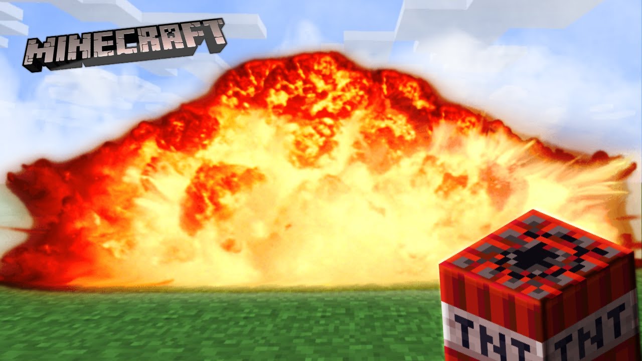 BLOWING THINGS UP with TNT in Minecraft! - YouTube