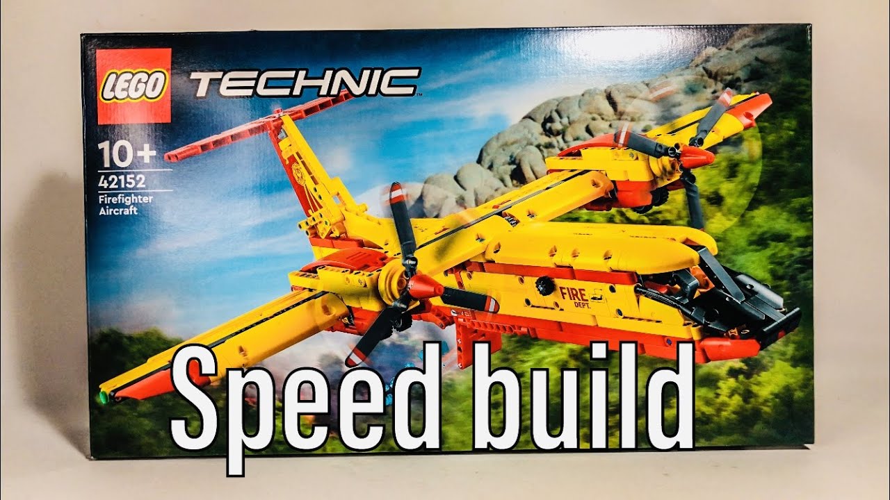 Lego Technic 42152 / Speed Build / Firefighter Aircraft Realtime ...
