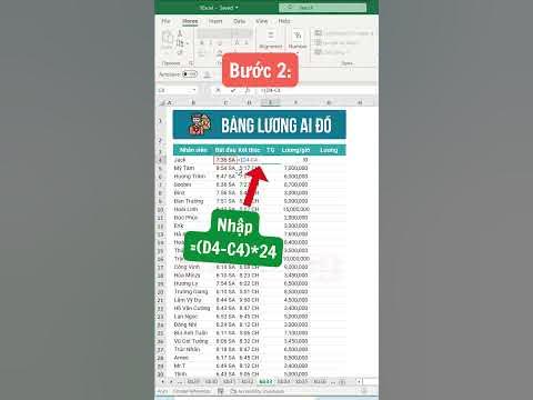Lập bảng tính lương theo giờ trên excel | Excel Tips & Tricks #shorts - YouTube