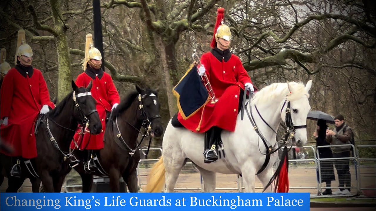 Changing King’s Life GUARDS at Buckingham Palace 21/02/2024 #kingsguard ...