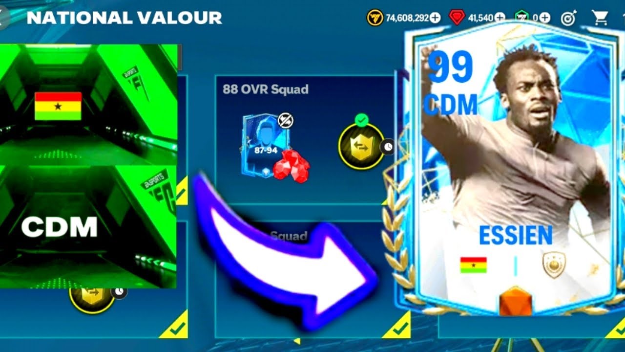 Completing every National valour exchanges and packs + Division rivals ...