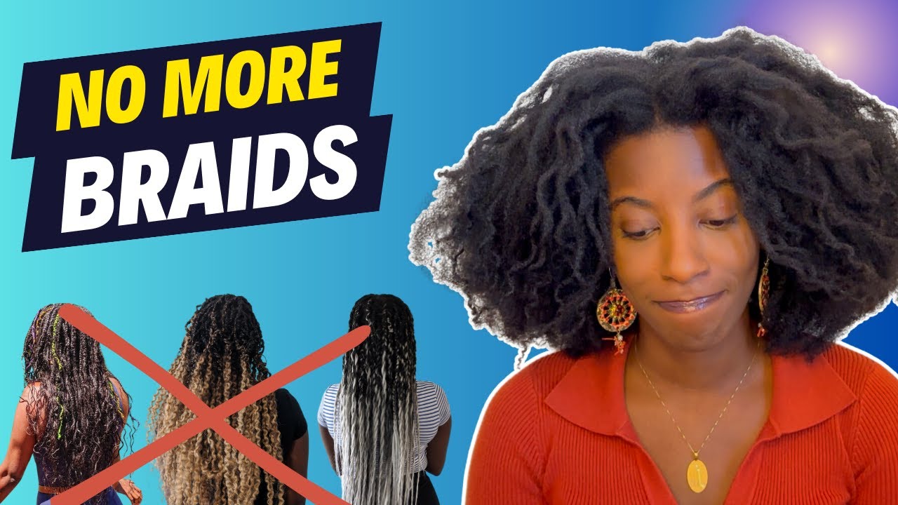 NO BRAIDS CHALLENGE | How I'm growing my hair. - YouTube