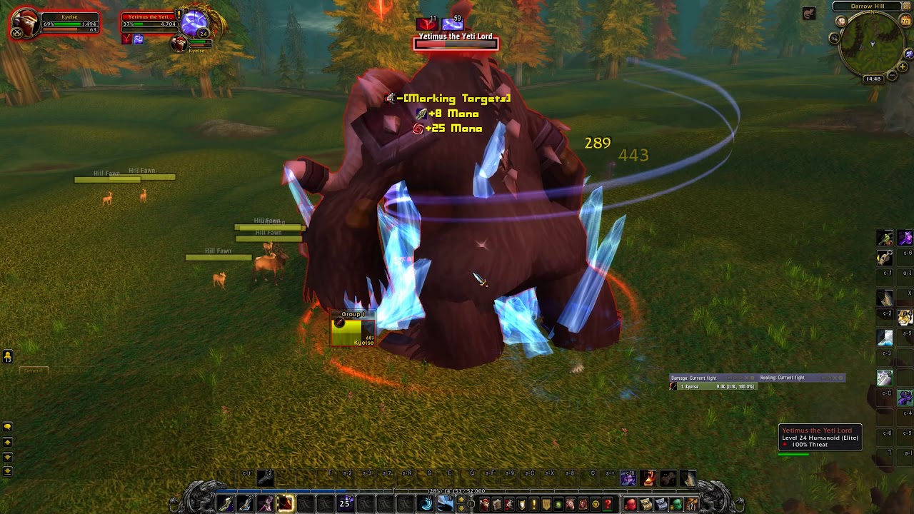 Yetimus the yeti lord solo - MM hunter 7.3.5 - YouTube