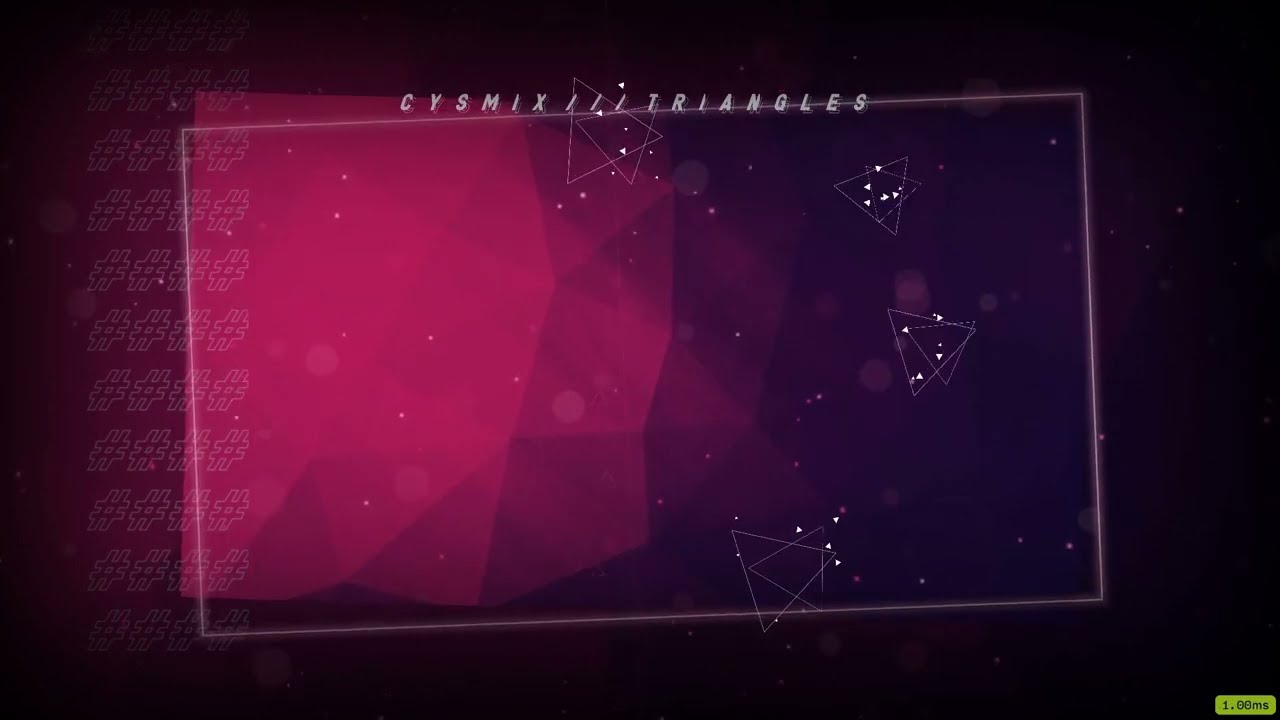 [osu!storyboard] Cysmix - Trianges /// osu!triangles contest entry ...