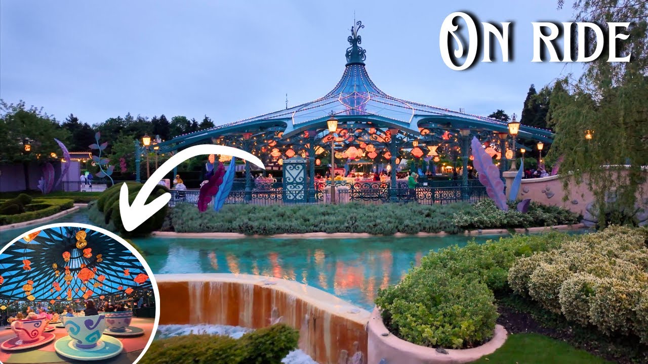 🫖 [4k] Mad Hatter's Tea Cups [On Ride] Disneyland Paris - YouTube