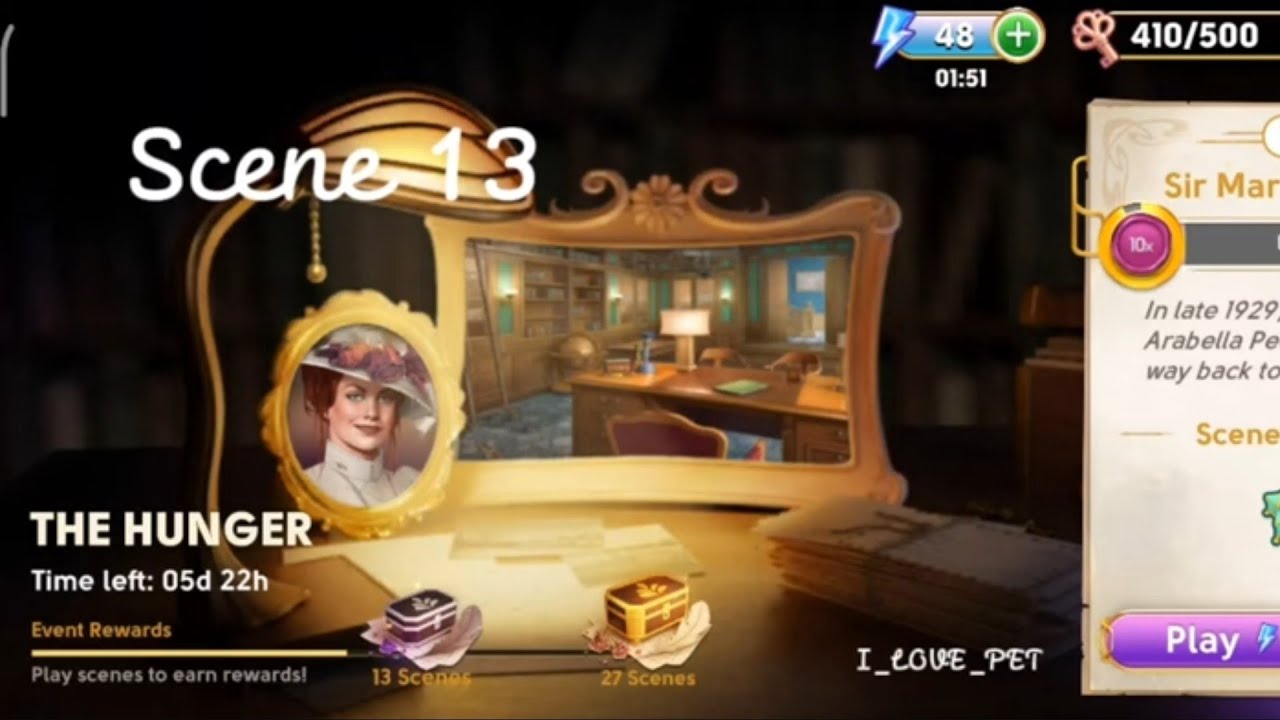 SECRETS #9r | THE HUNGER | Scene 13 - Sir Mark's Office | JUNE'S JOURNEY - YouTube