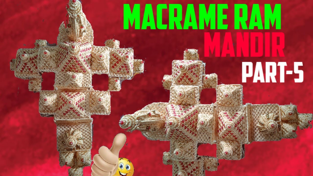 macrame Ram mandir/macrame New Design 2024/Macrame Temple/Party - YouTube
