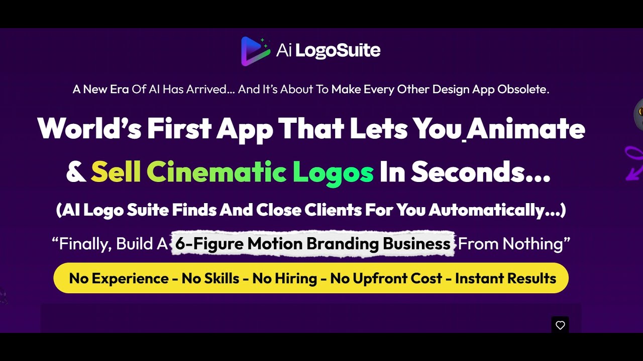 Ai logo suite overview: The World’s First AI Tool That Creates and ...