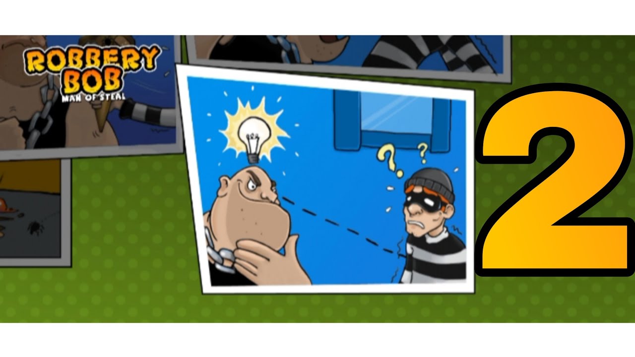 Robbery bob gameplay walkthrough | chapter:2 Downtown | - YouTube