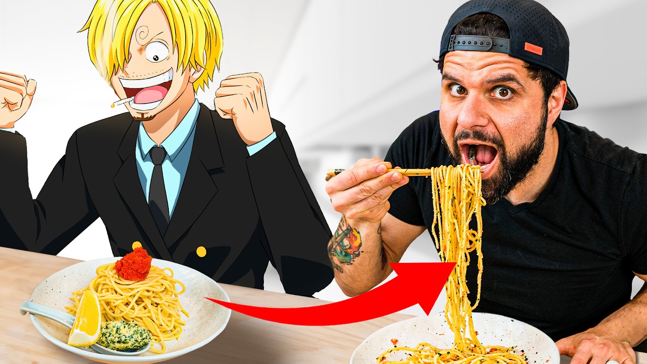 I Made Sanji's FAVORITE Pasta from One Piece - YouTube