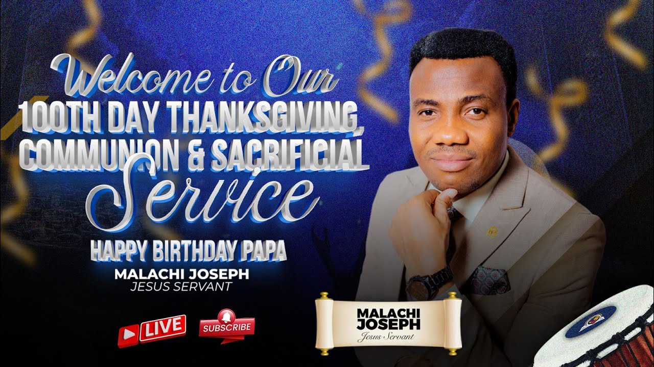100th Day Thanksgiving, Communion and Sacrificial Service | Jesus ...
