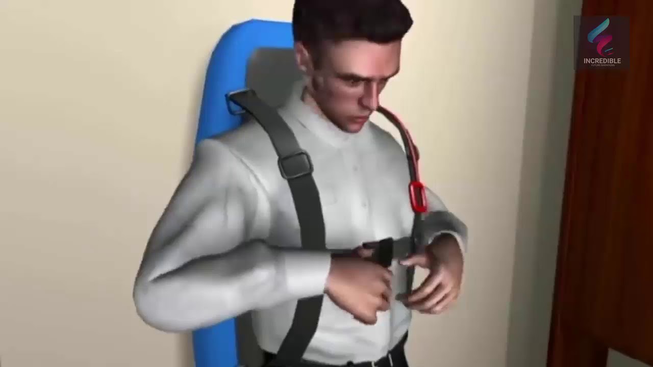 This Backpack Turns Into A Skyscraper Rescue Parachute!! - YouTube