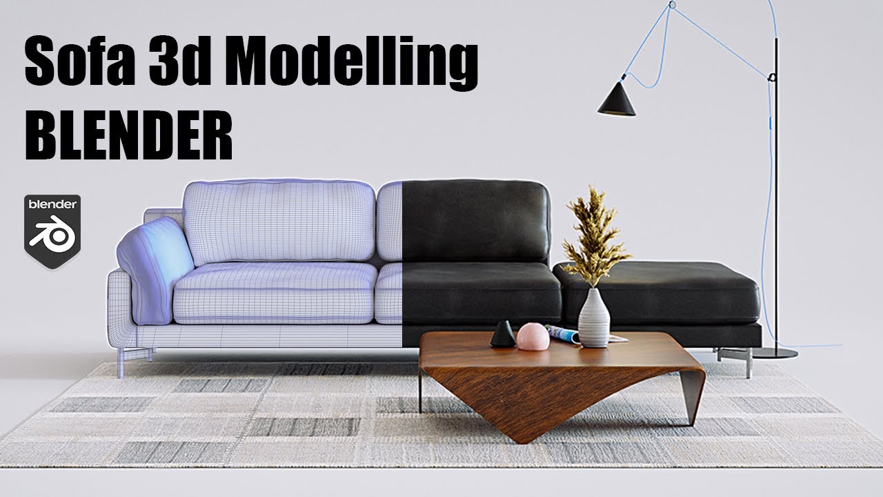 Making a Leather Sofa in Blender - YouTube