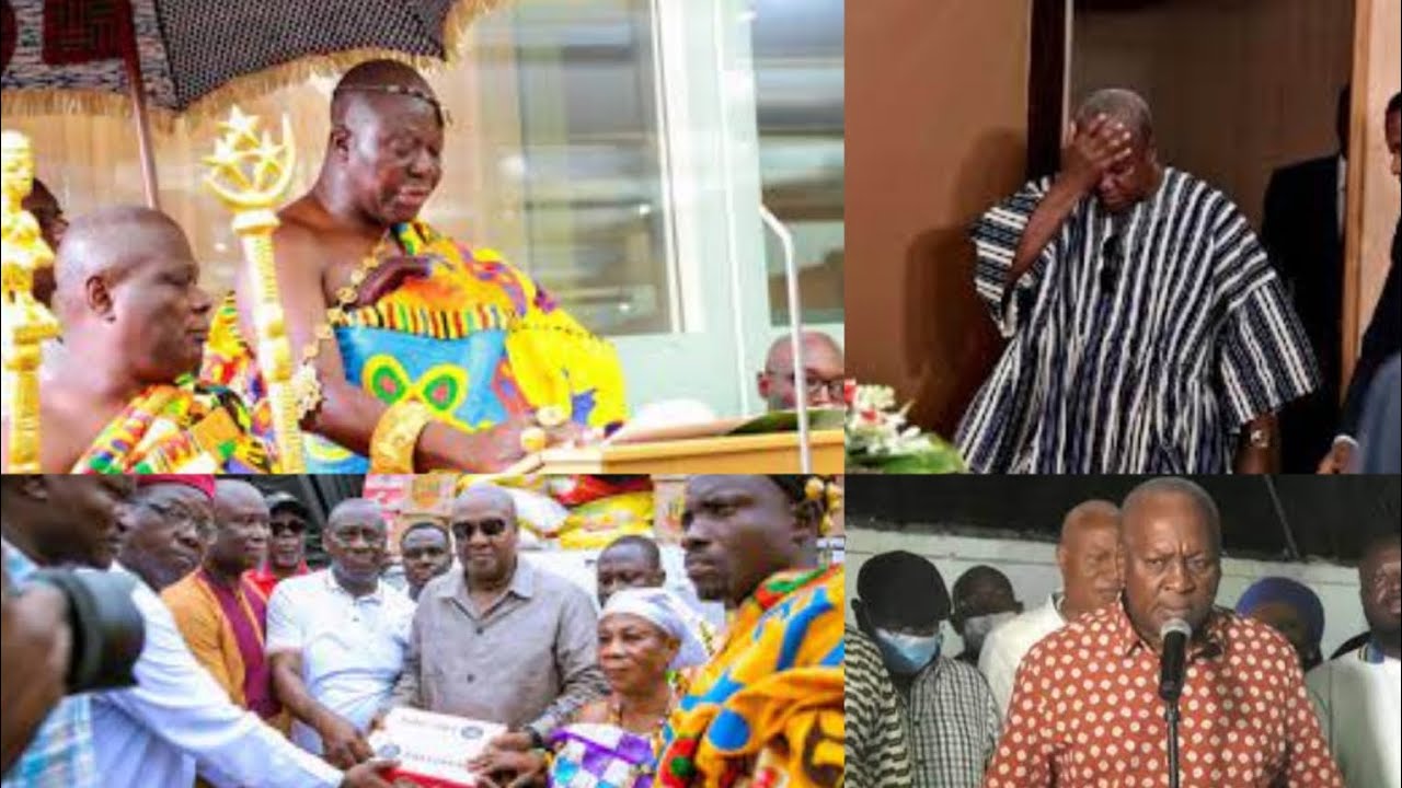 How Mahama Direspected Otumfuor & the Ashanti Region: Angry Ashantis ...