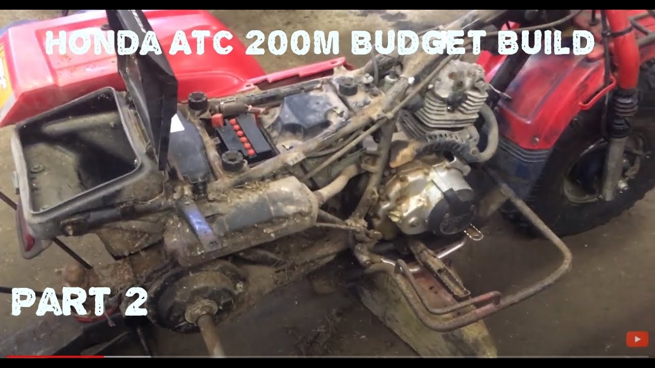 New Honda ATC 200m Project, Budget build! Part two - YouTube