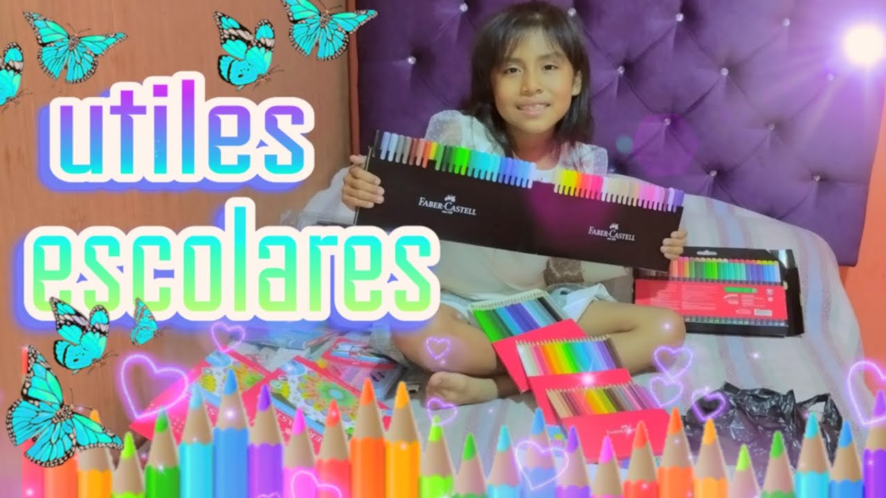 Mis Útiles Escolares " empezaron las clases" - YouTube