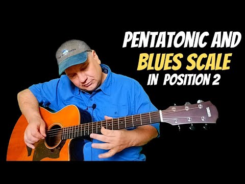 Pentatonic Scale and Blues Scale Position 2 - Blues Guitar Lesson - YouTube