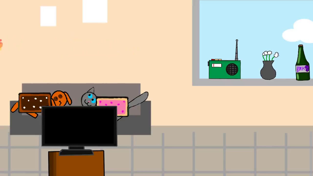 The Party Crashing Plan! (A Nyan vs Fiesta God video) - YouTube