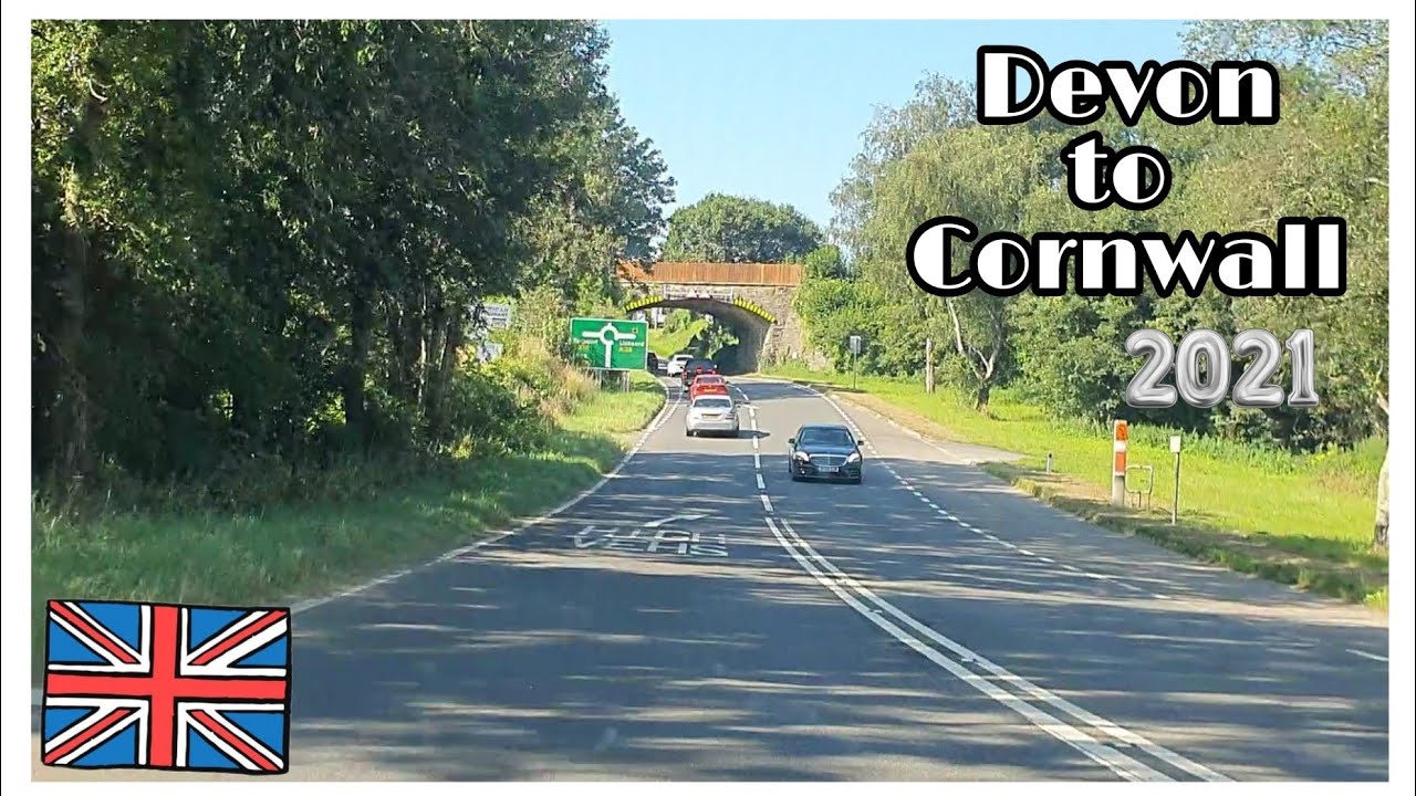 Devon to Cornwall, England[Scenic Drive, Chill music] ขับรถ ชมวิวอังกฤษ ...
