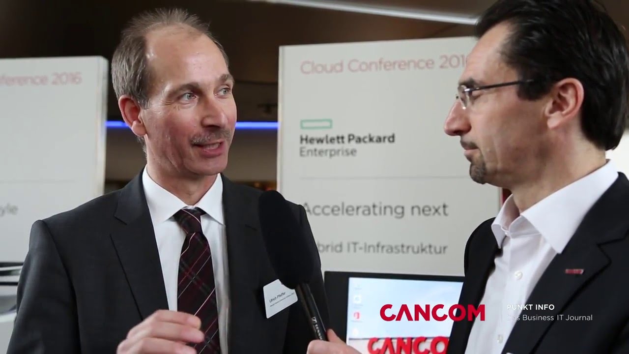 CANCOM Cloud Conference 2016 - Interview mit Ulrich Pfeiffer Hewlett ...