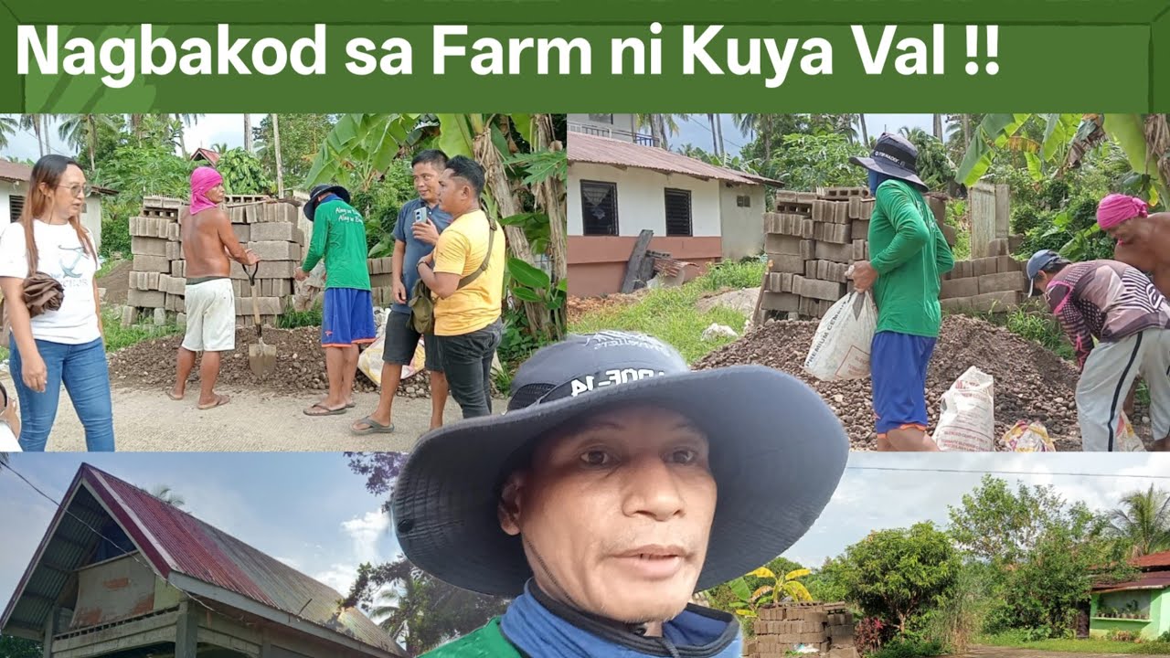 PART-1! ANG PAGLAGAY NG BAKOD SA FARM!@valsantosmatubang541 ...