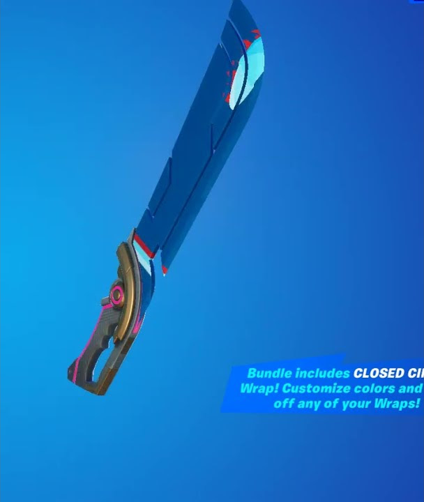 Fortnite Code Cutter pickaxe - YouTube