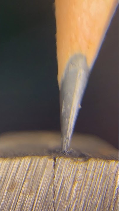 Pencil Breaking Close-up - YouTube