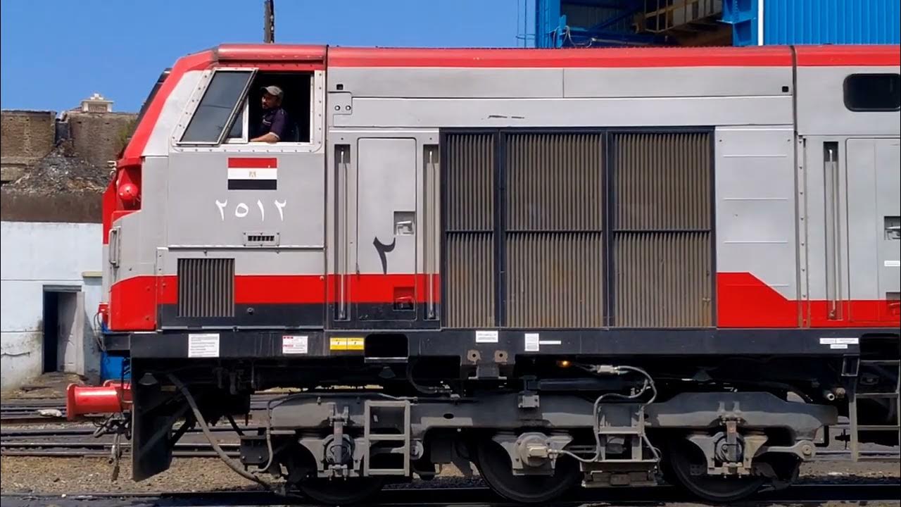 العبارة الأمريكي ES30ACi رقم ٢٥١٢ عن قرب 🧐 | Special view for ENR GE ES30ACi locomotive - YouTube