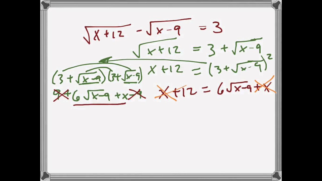 Sqrt x 12 Sqrt x 9 3 YouTube sqrt-x-12-sqrt-x-9-3-youtube