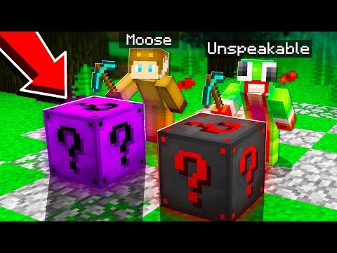 2 YOUTUBERS vs WORLD'S HARDEST LUCKY BLOCKS!