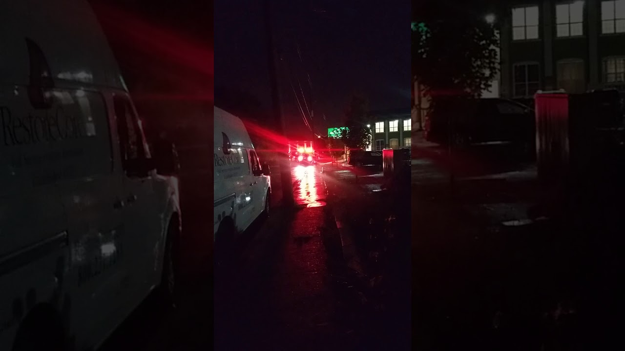 Allentown fire department engines 11,14 taking up - YouTube