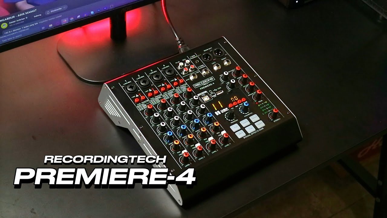 Recordingtech Premiere-4 | Buat yang nyari Mixer bagus di 2024! - YouTube