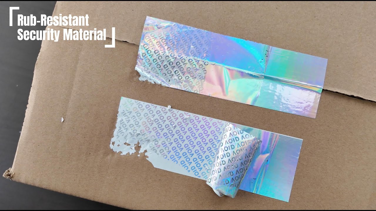 Full Color, Tamper-Proof Security Material - YouTube