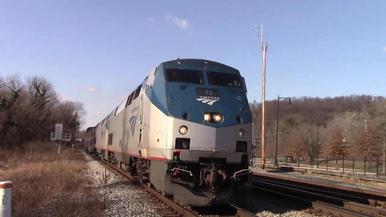 Amtrak P030 at Point of Rocks - YouTube