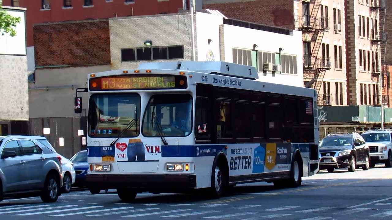 MTA New York City Bus: Orion VII Hybrids #6379 & #6632 on the M3 Bus ...