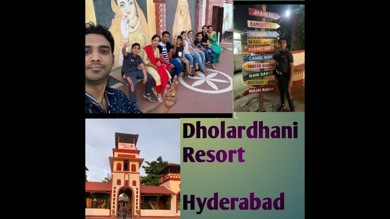 #Dhola-Ri-Dhani Resort Hyderabad#Full view/Night seen#beautiful place# ...