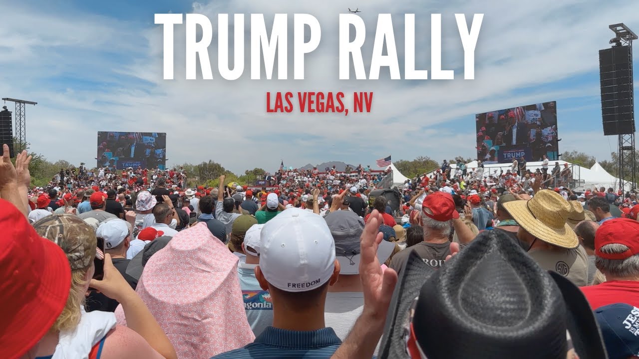 Donald Trump Rally - Las Vegas, NV - 4K Walk - YouTube