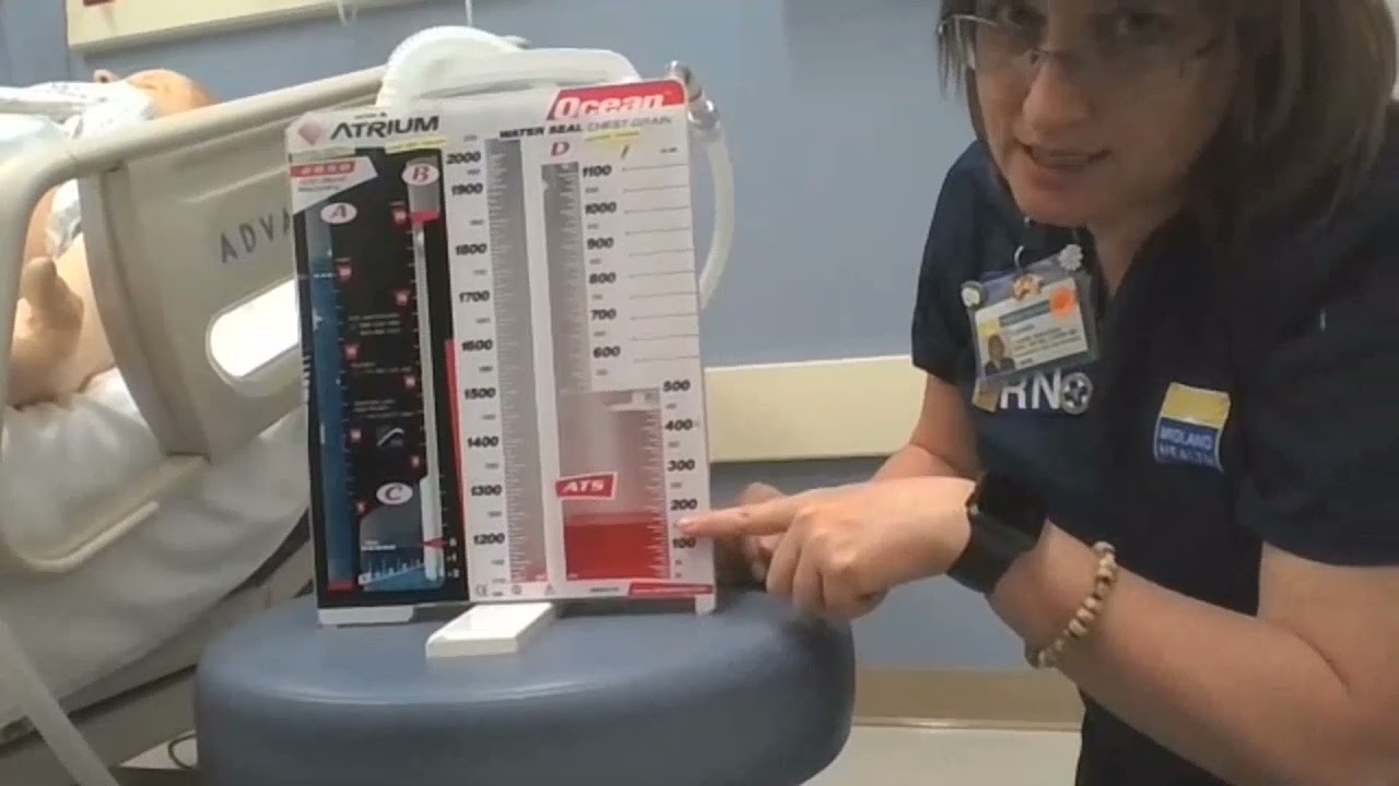 Chest Tube Assessment - YouTube