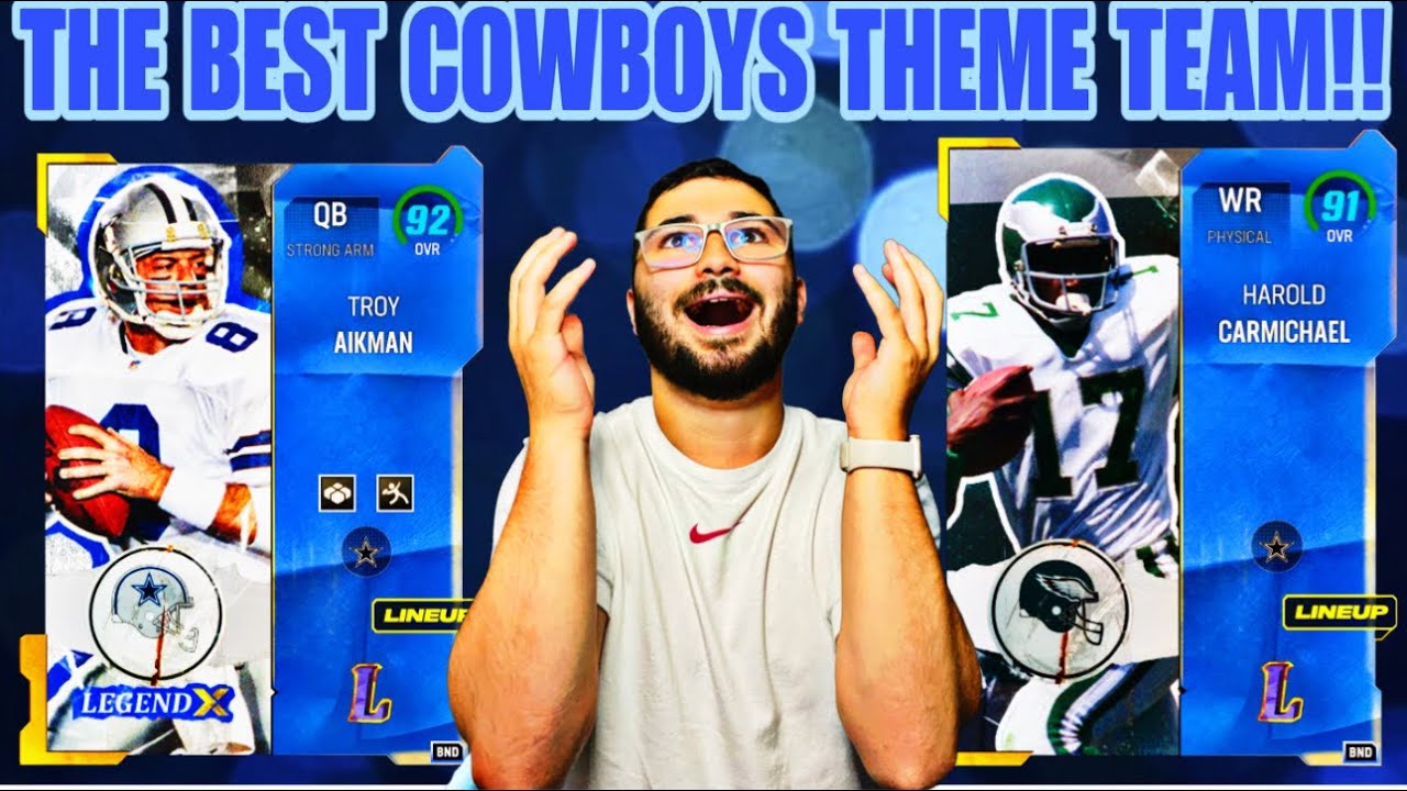 THE BEST COWBOYS THEME TEAM IN MADDEN 24!!! 3 INSANE NEW PLAYERS ...