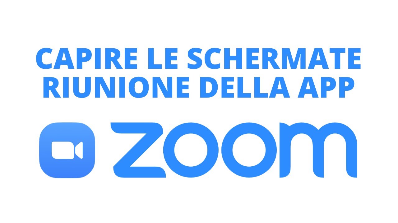 Cambiare la visualizzazione in riunione della App di Zoom - YouTube