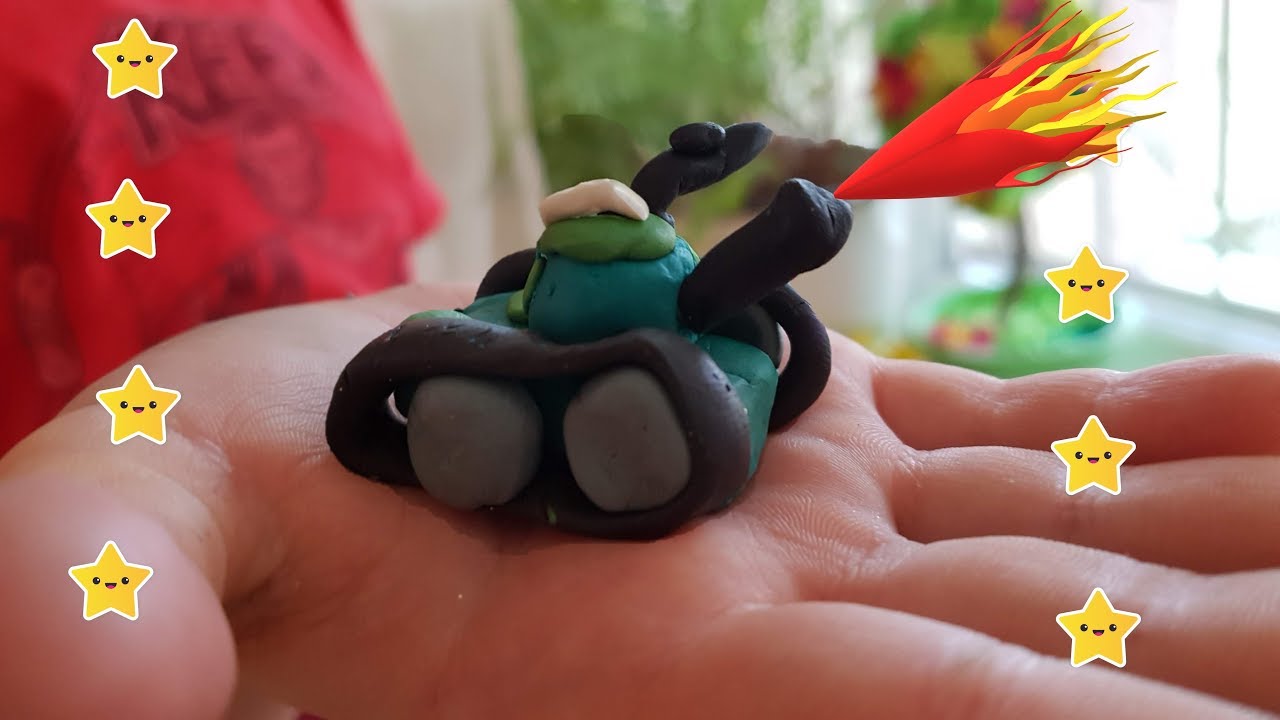 Танк из пластилина/ a Tank of Plasticine - YouTube