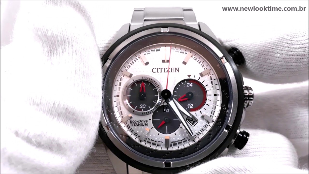 RELÓGIO CITIZEN ECO DRIVE SUPER TITANIUM CA4240-58A / TZ30884Q - NLTime ...