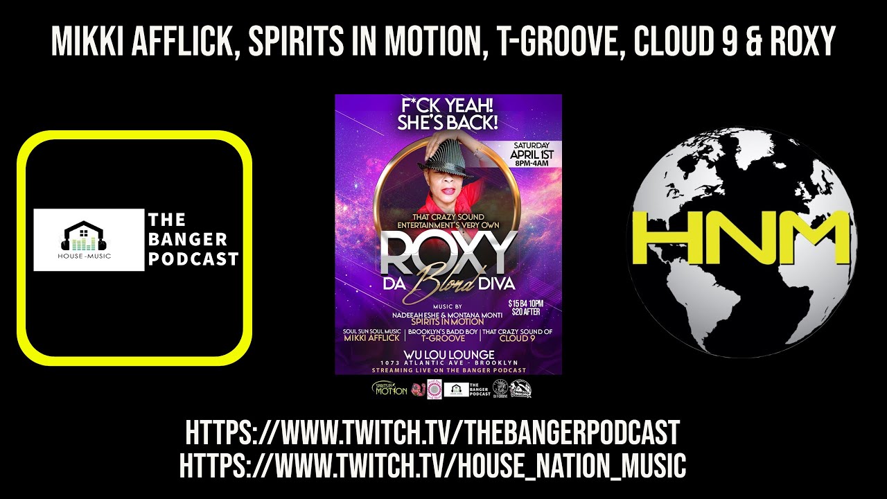 MIKKI AFFLICK, SPIRITS IN MOTION, T-GROOVE, CLOUD 9 & ROXANNE - YouTube