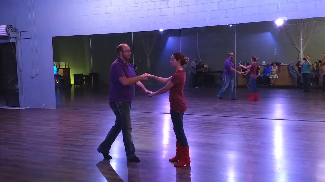 2017 09 19 Salsa Barrel Roll with Half Moon, Hammer Lock Roll Out - YouTube